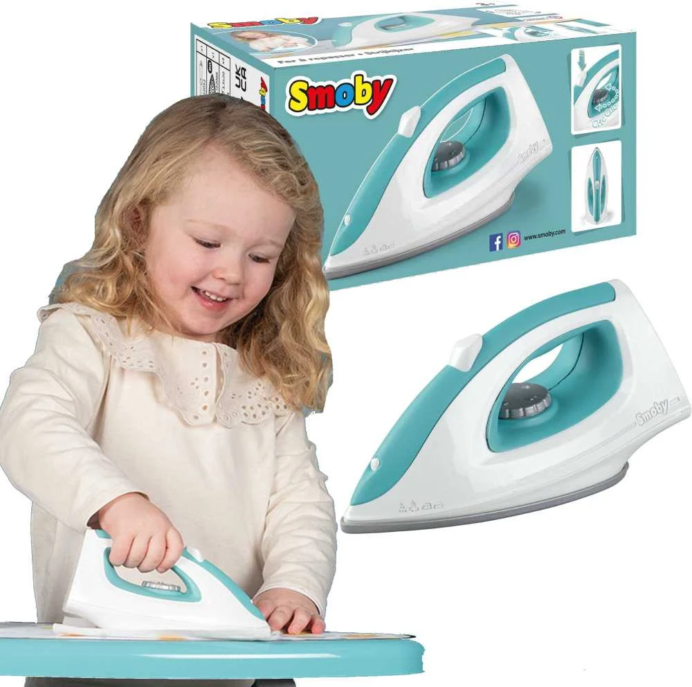 Smoby geležis, skirtas lyginti su poros mygtuku vaikams, modelis ...