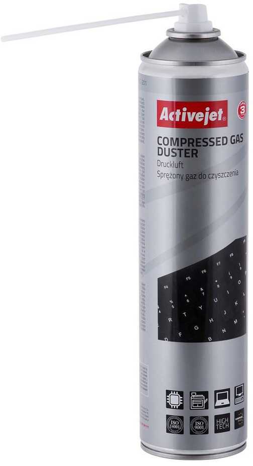 Activejet AOC-201 Compressed air (600 ml), modelis - AOC-201, žema kaina | Varle.lt