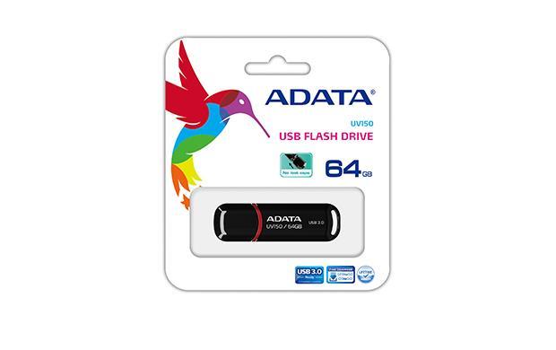 Atmintukas Adata UV150 64GB Juodas, modelis - ‎AUV150-64G-RBK, žema ...