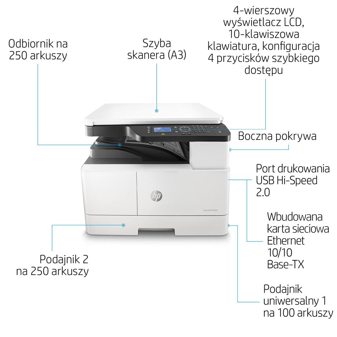 Hewlett Packard (HP) HP LaserJet MFP M438n AIO All-in-One Spausdintuvas ...