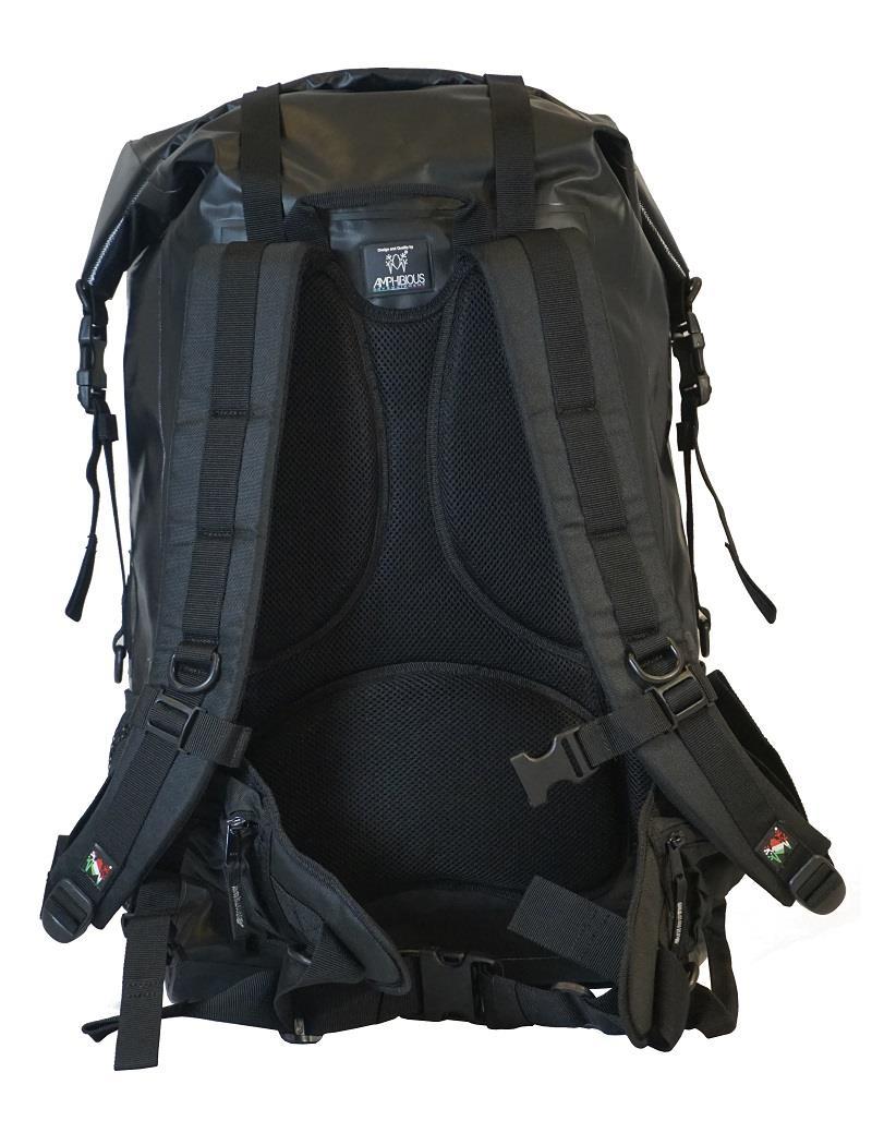 AMPHIBIOUS WATERPROOF BACKPACK OVERLAND 45L Juodas P / N: ZSF-1045.01 ...