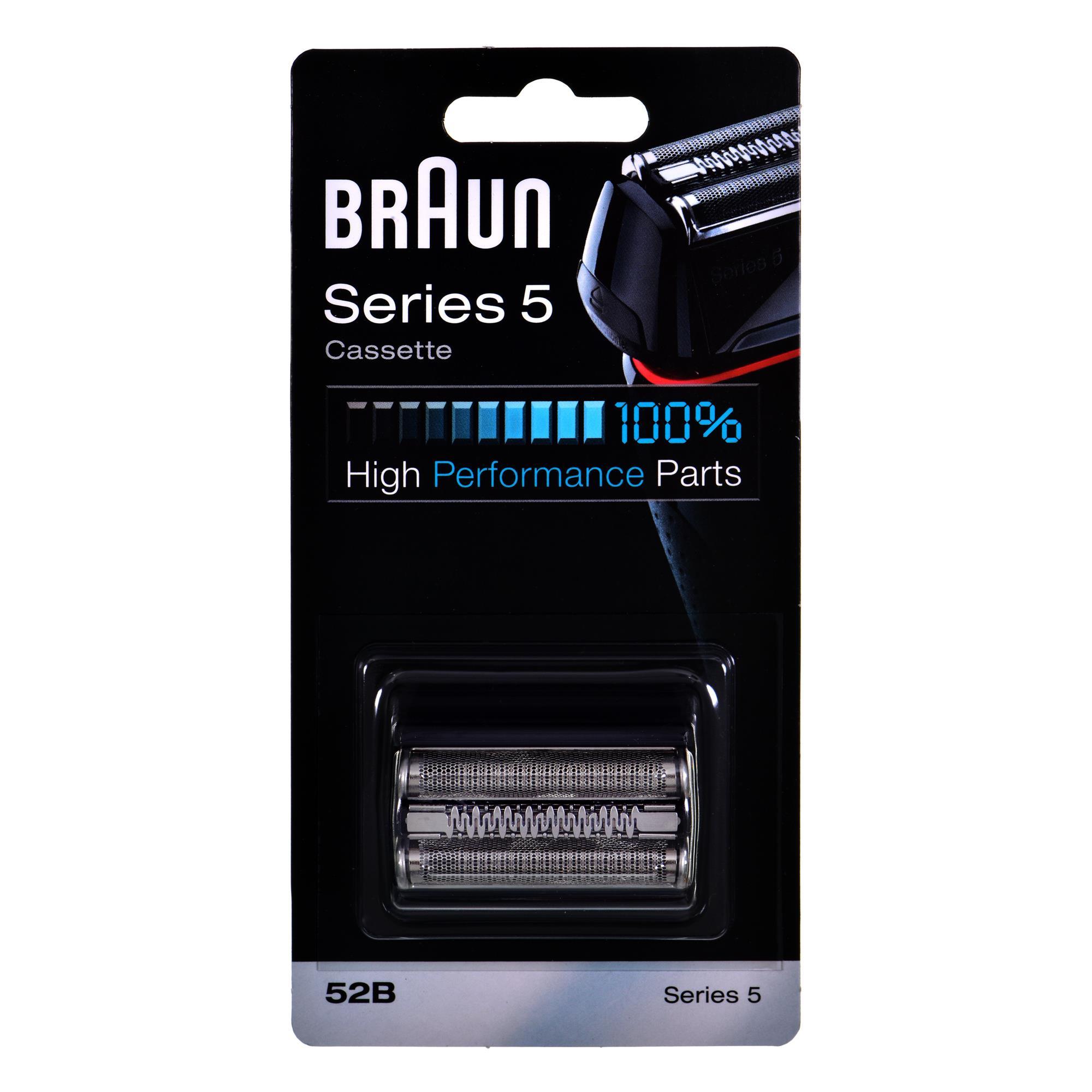 Braun Series 5 52B Electric Shaver Head Replacement Cassette – Juodas, žema kaina | Varle.lt