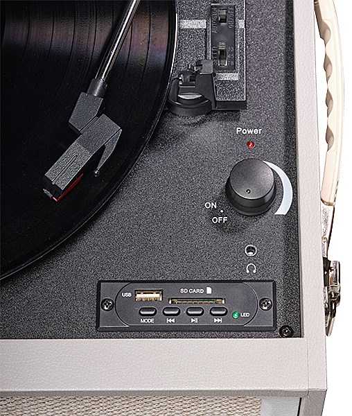 Denver VPR-250 retro patefonai turi FM radiją, Bluetooth ir USB ...