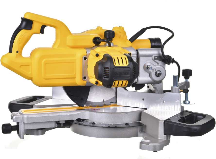 Skersinio pjovimo staklės DeWalt DWS773-QS (1300W, 216 mm), modelis ...