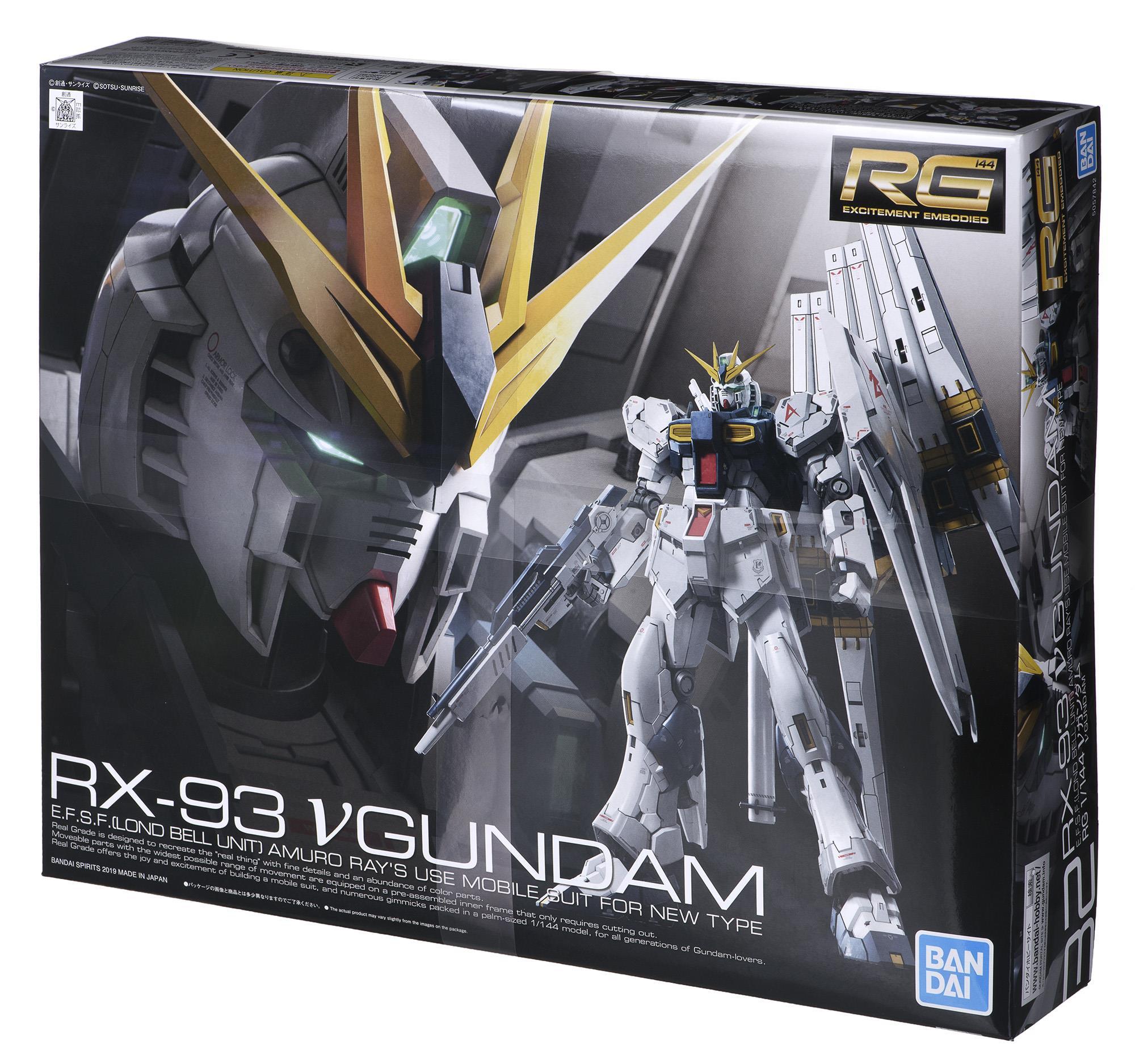 Bandai - RG RX-93 v Gundam, 1 / 144, 57842, žema kaina | Varle.lt