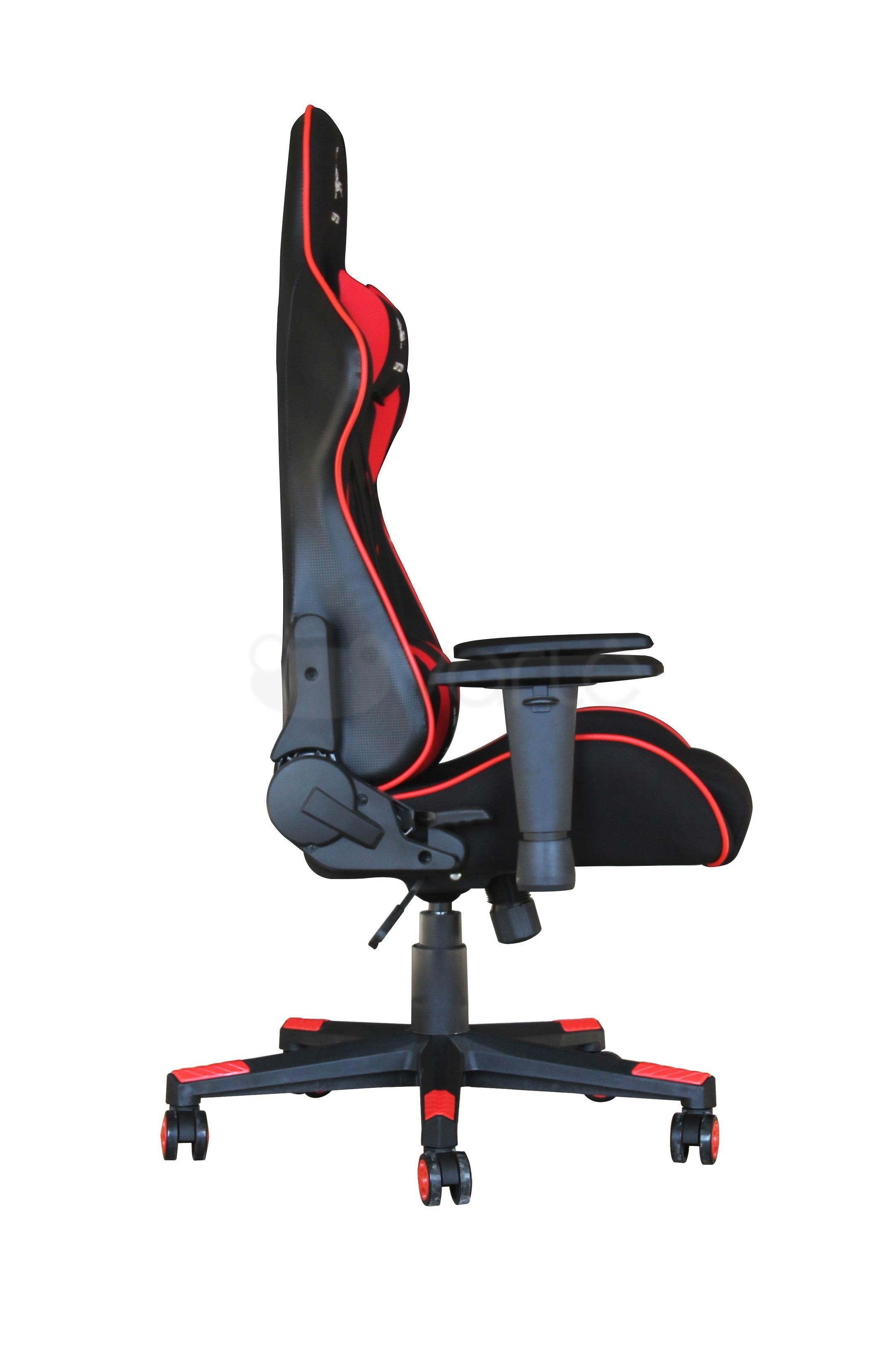 Žaidimų kėdė Gembird GC-SCORPION-01 Gaming Chair, Juoda-raudona, modelis - GC-SCORPION-01, žema ...