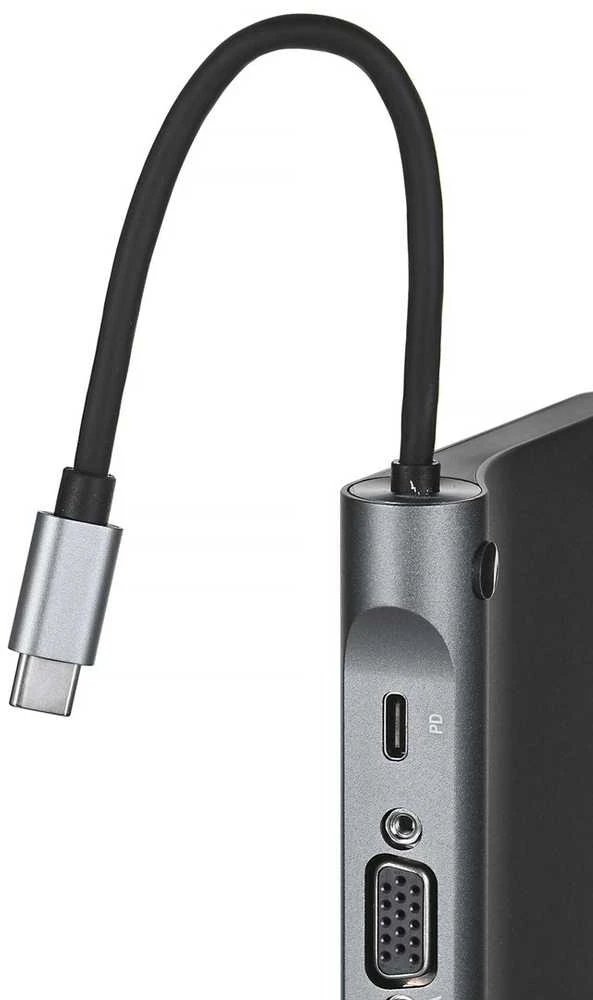 GEMBIRD A-CM-COMBO11-01 USB Type C 11in1 kelių prievadų adapteris USB ...