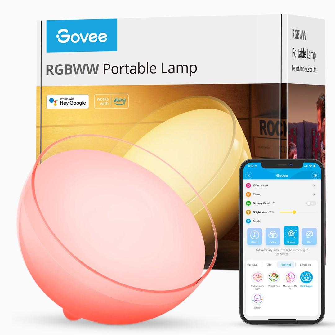 Govee H6058 | LED Table Lamp | RGBWW, Bluetooth, Wi-Fi, modelis ...
