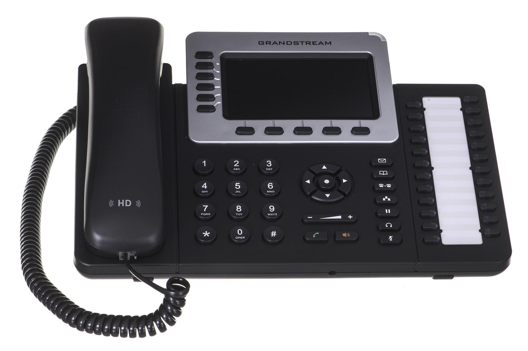 Grandstream Networks GXP-2160 IP phone Juodas Wired handset TFT 6 lines ...