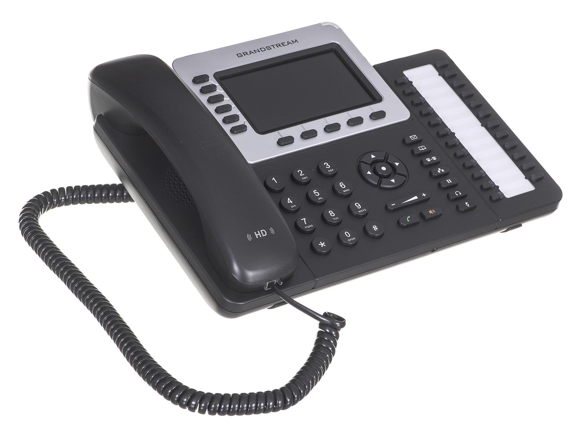 Grandstream Networks GXP-2160 IP phone Juodas Wired handset TFT 6 lines ...