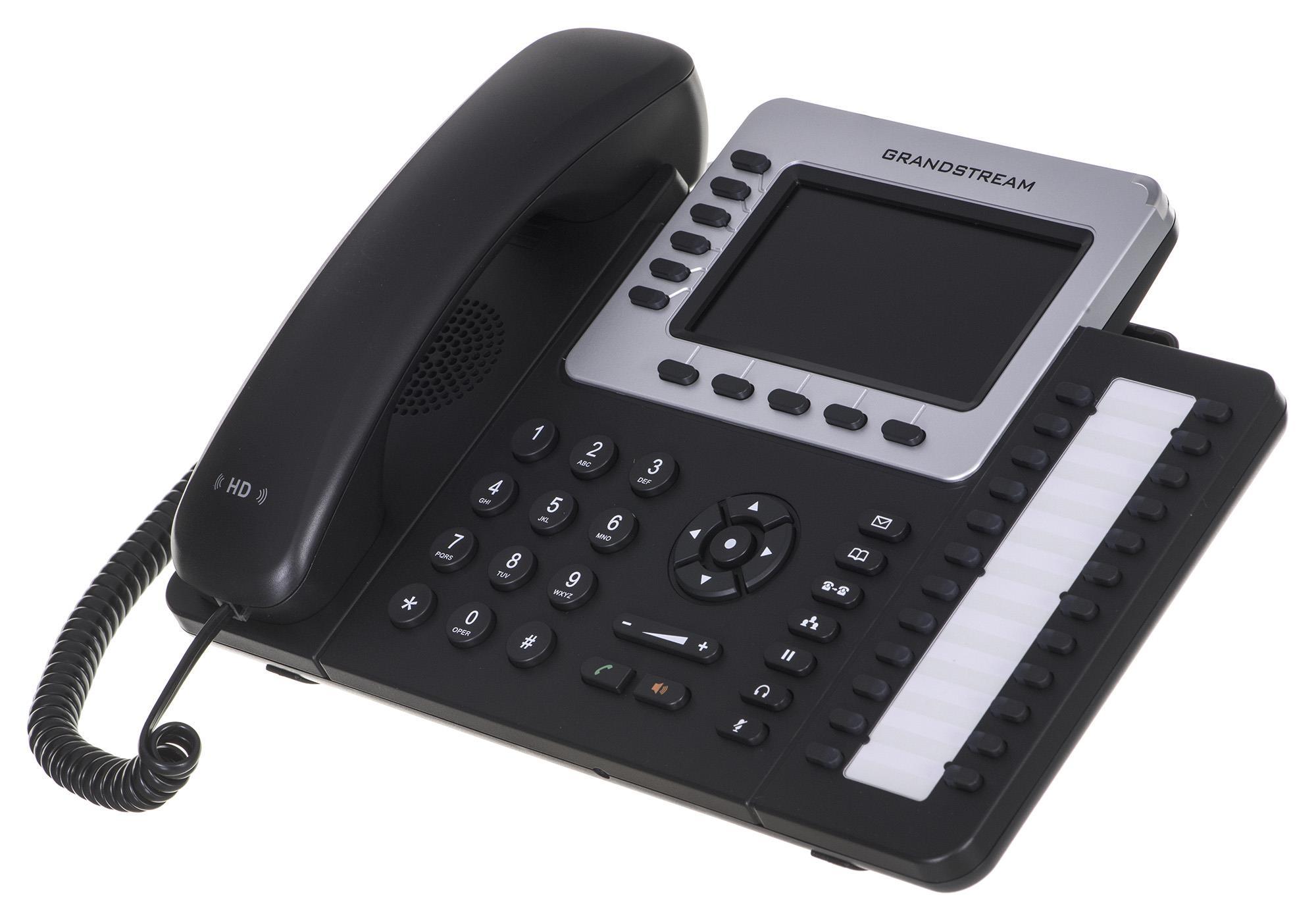 Grandstream Networks GXP-2160 IP phone Juodas Wired handset TFT 6 lines ...