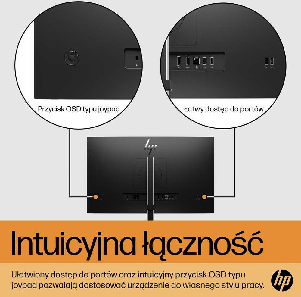 Monitorius HP E-Series E24 G5, 23.8", IPS, DisplayPort / HDMI, 4x USB 3 ...