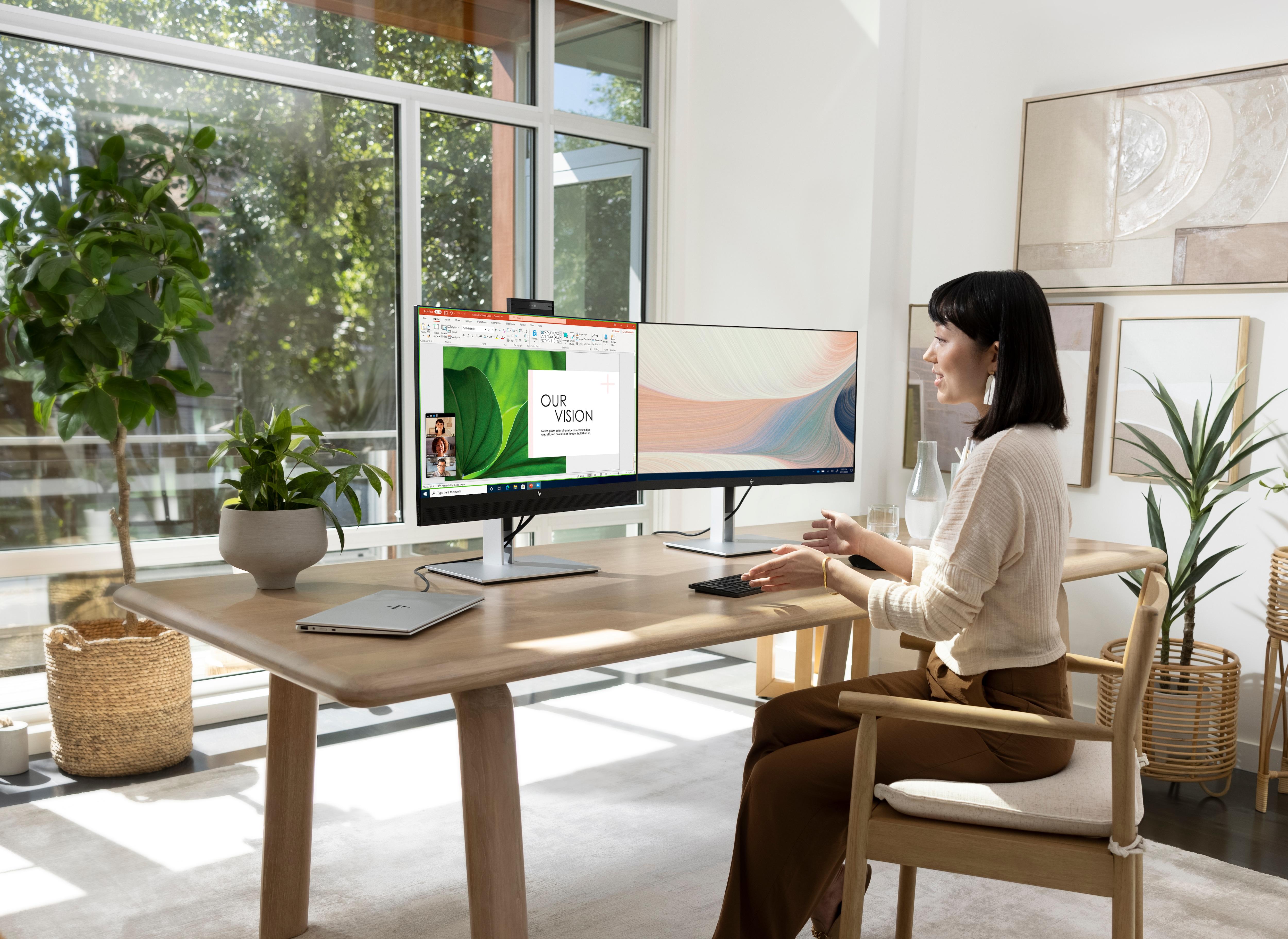 „Hewlett Packard“ (HP) „HP EliteDisplay E27 G4 FHD“ monitorius – 27 ...