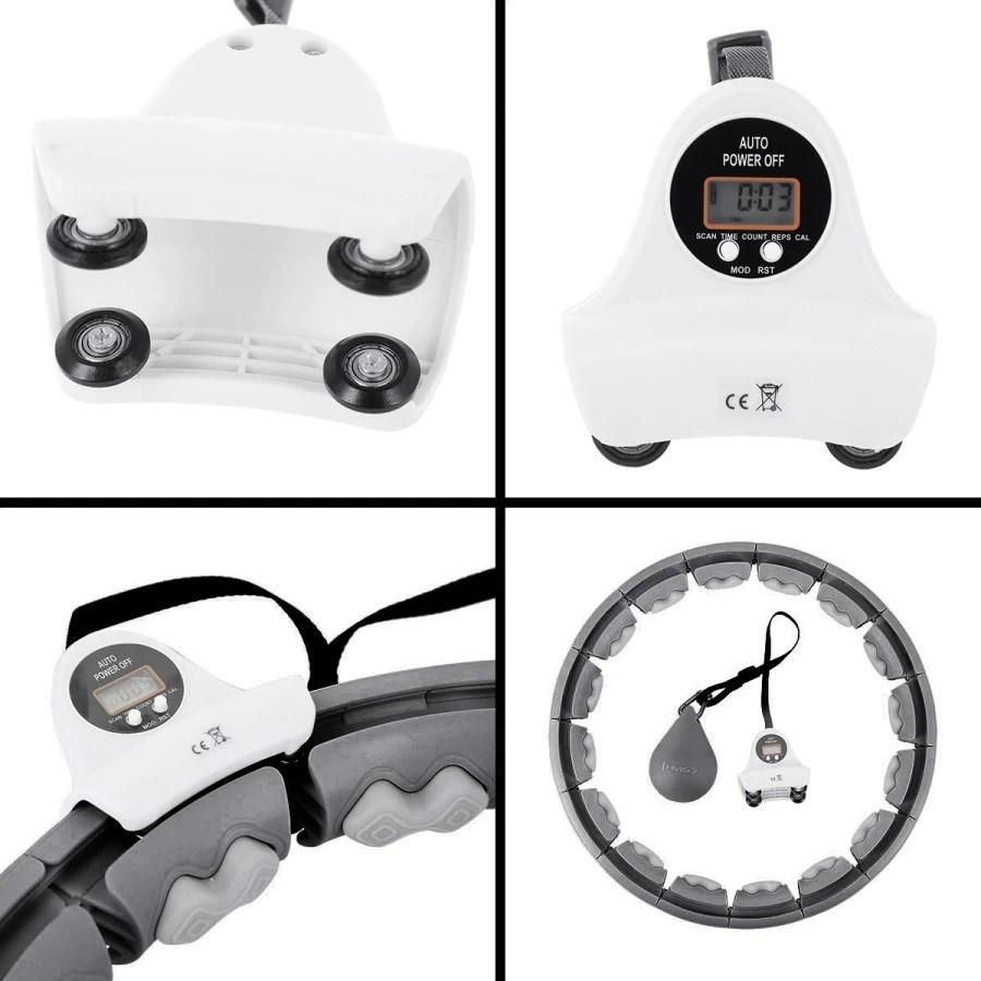 HMS hula hoop HHW06 su kniedėmis, svoriu ir juodos skaitikliu, modelis - 17-44-562, žema kaina ...