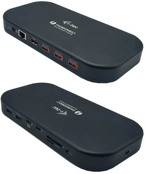 I-TEC Thunderbolt 3 Dual 4K Docking Station Maitinimas 65W, modelis - TB3HDMIDOCKPD, žema kaina ...