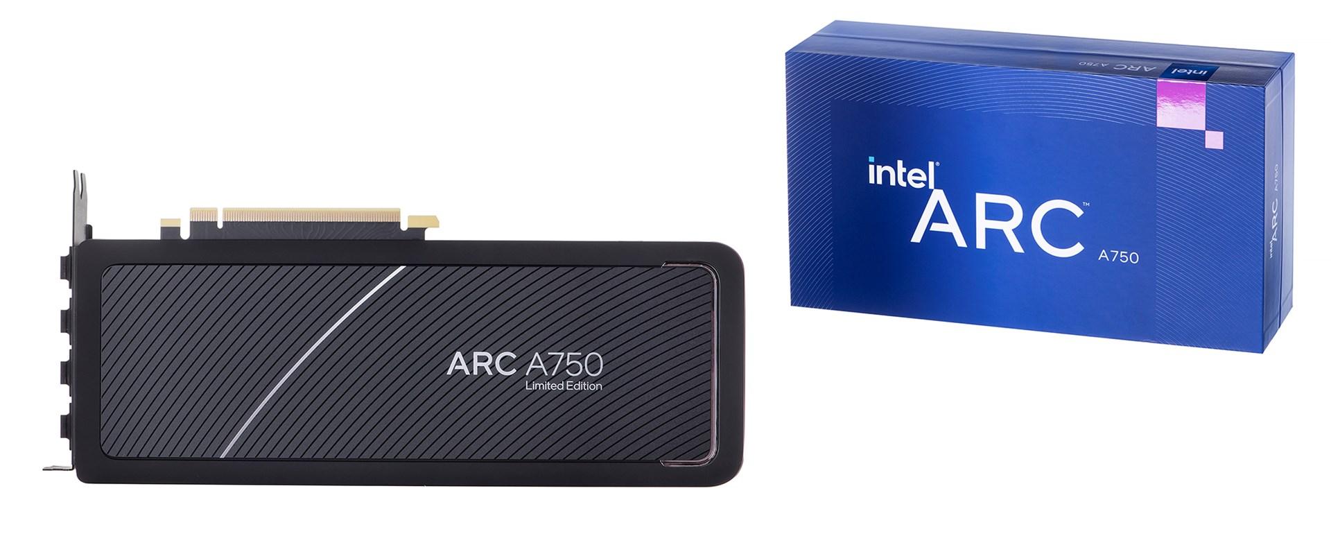 Vaizdo plokštė Intel Arc A750, 8 GB, GDDR6, 256 bit, PCIE 4.0 16x ...