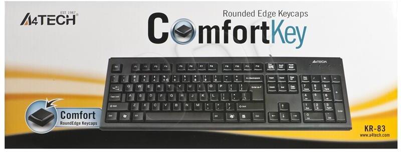 A4Tech ComfortKey KR-83 Klaviatūra, USB jungtis, EN / LT išdėstymas ...