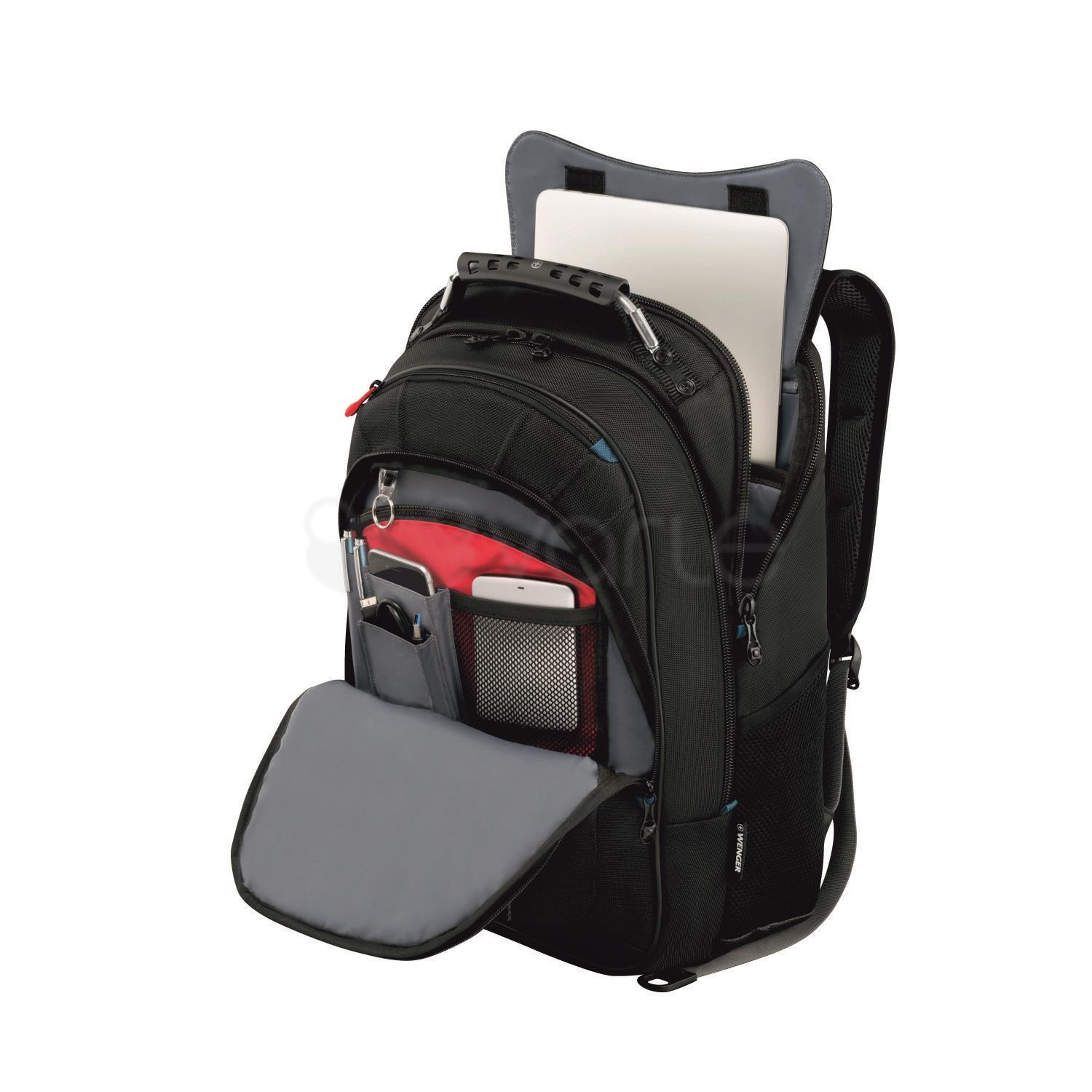 Wenger Backpack for laptop 17'' CARBON juodas, modelis - ‎600637, žema ...