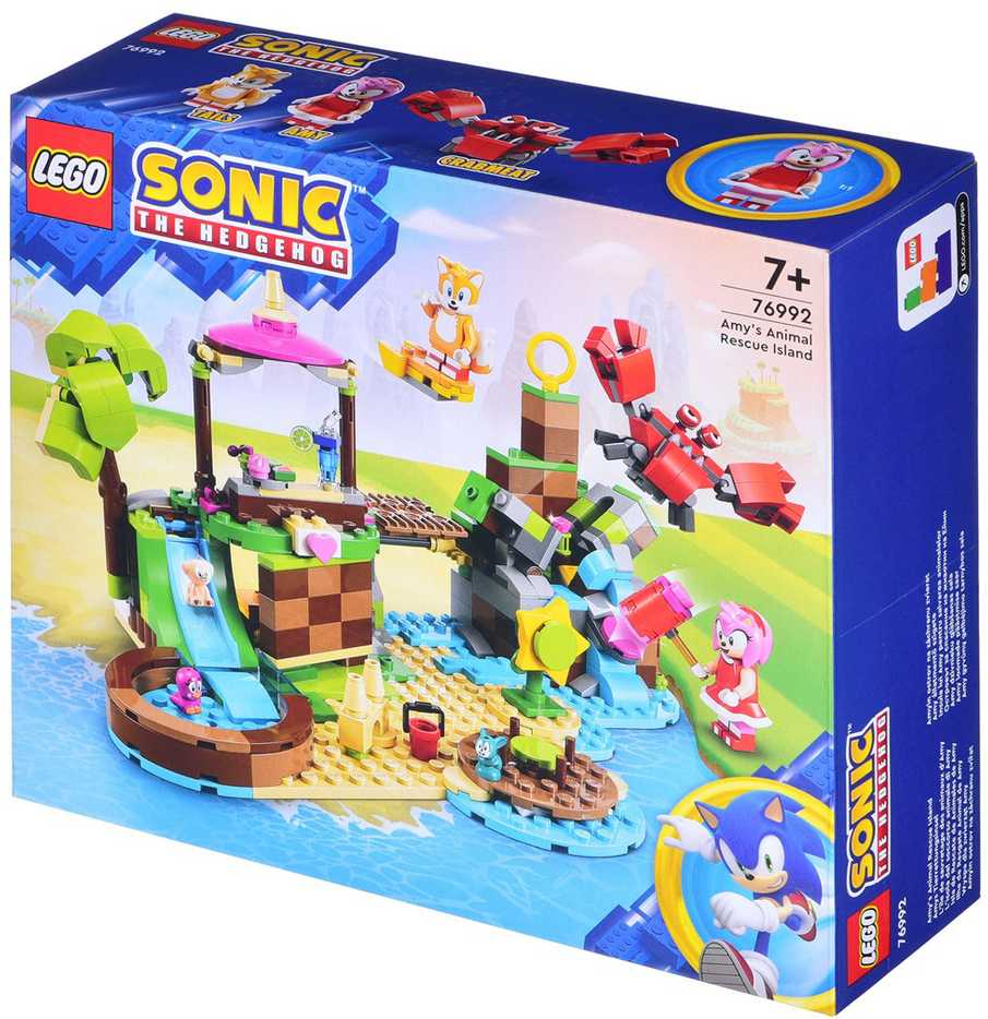 LEGO® Sonic the Hedgehog™ Amy gyvūnų gelbėjimo tarnybos sala ...