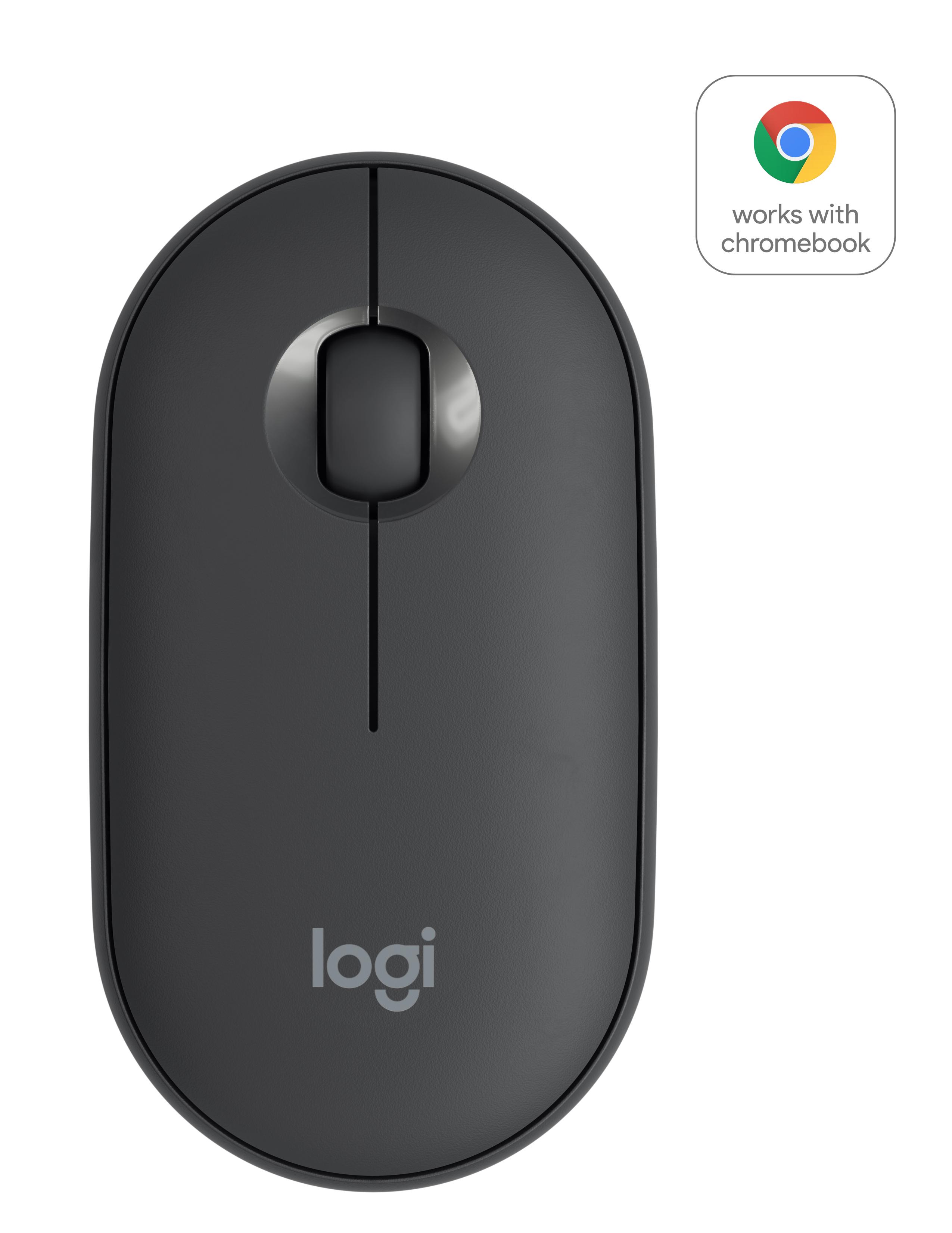 Minimalistinė moderni ir tyli belaidė pelė Logitech Pebble M350 ...