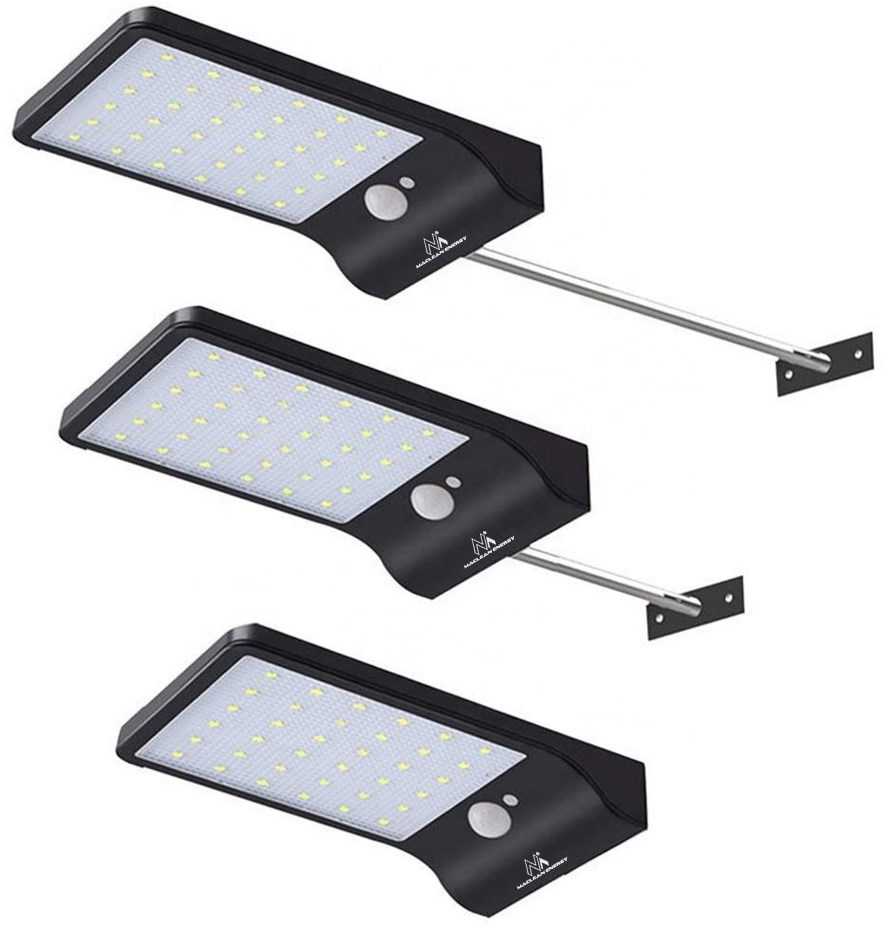 Maclean MCE444 saulės LED lempos judesio jutiklis PIR Twilight lauko ...