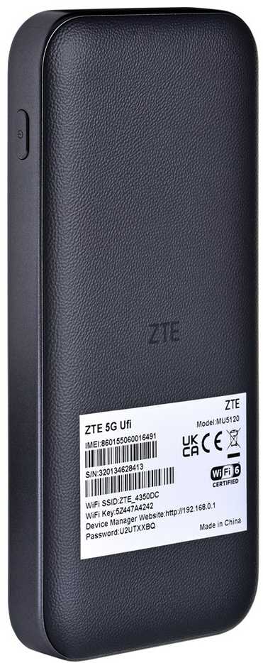 Maršrutizatorius ZTE MU5120 5G, modelis - ZTE MU5120 5G, žema kaina ...