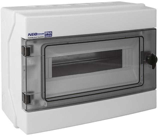 Hermetiškas modulinis paskirstymo skydas (500 V AC, 1000 V DC) 1x12 ...