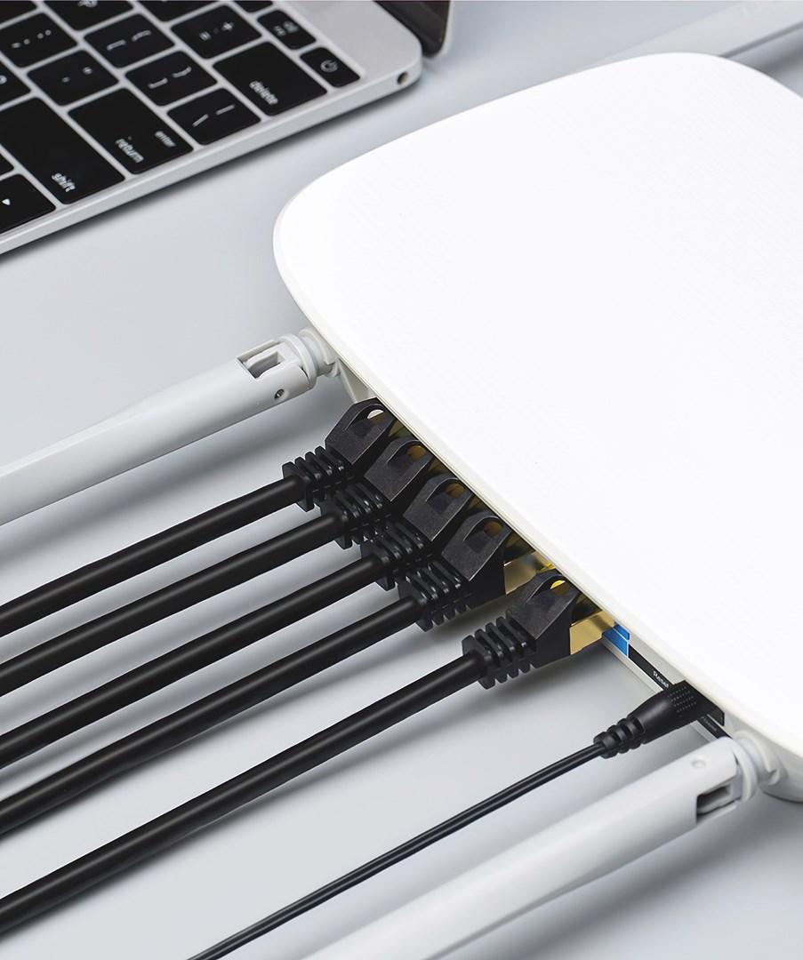 Montis KABELIS SIECIOWY S / FTP MT041-20 CAT.7 20M tinklo kabelis Juoda ...