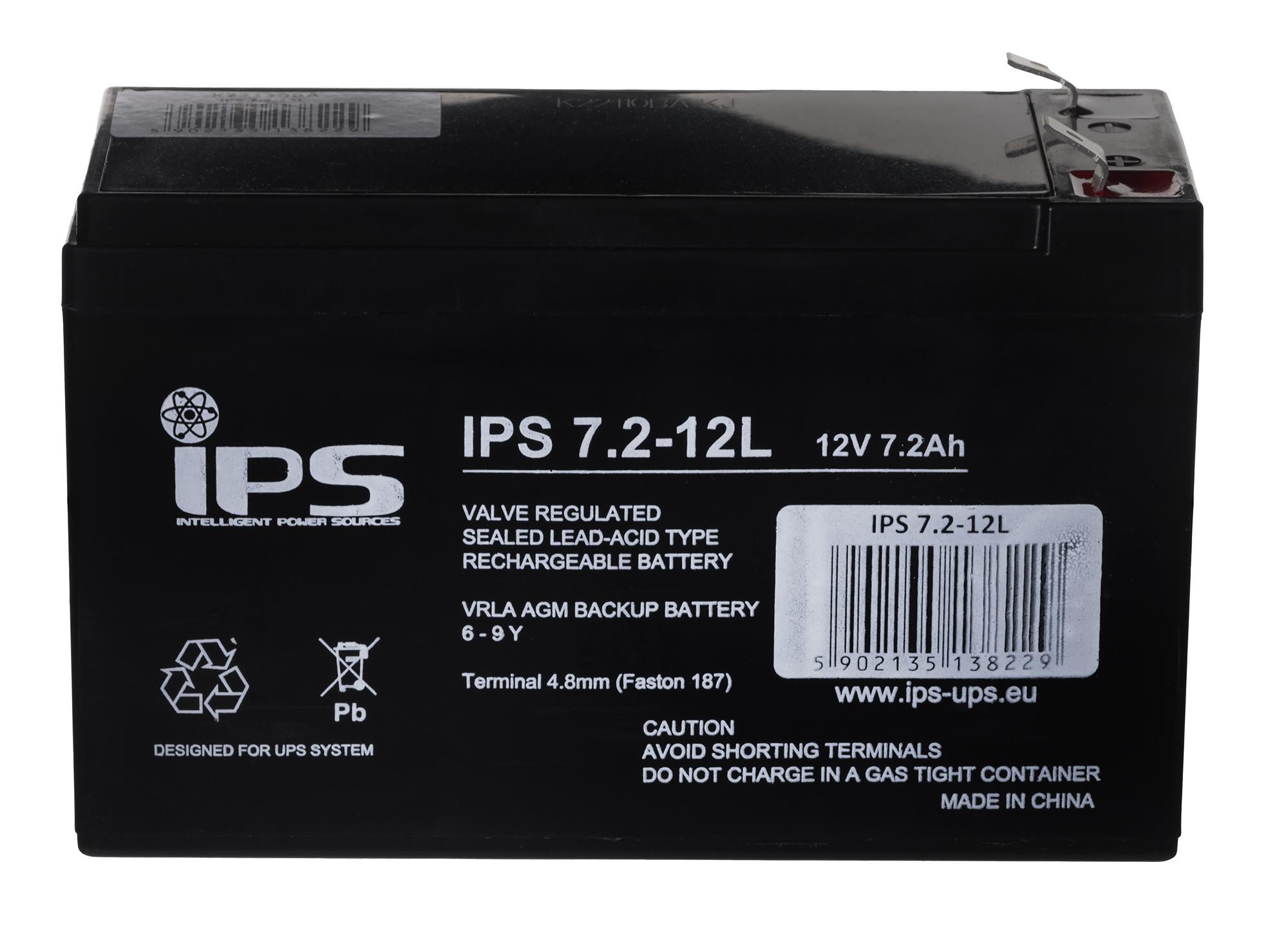 Mpl Power MPL IPS IPS 7.2-12L UPS battery Lead-acid accumulator VRLA ...