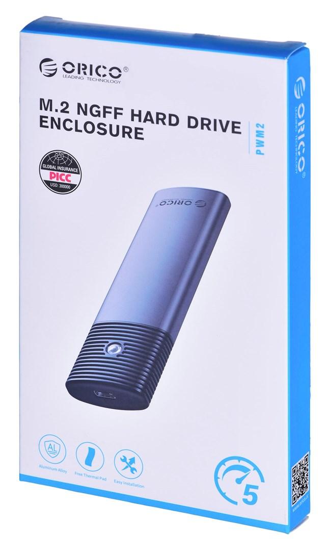 ORICO M.2 ENCLOSURE, USB 3.2 Gen 2 Type-C M.2 NVMe SSD, modelis - PWM2 ...