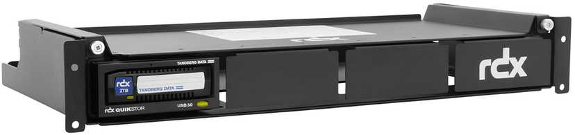 Serveris Tandberg RDX QUADPAK 1.5U RACKMOUNT / FOR 1-4 EXTERNAL RDX ...