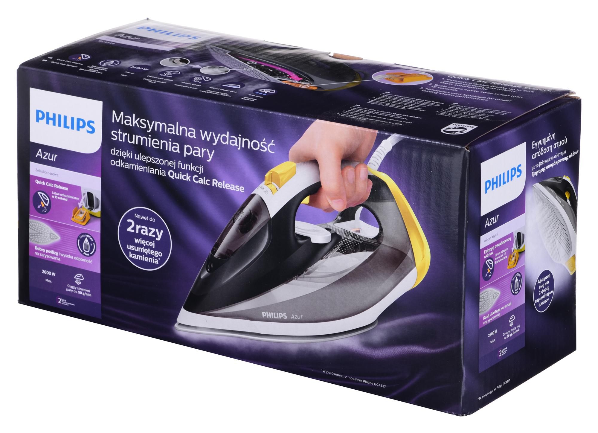 Philips Azur Performer Plus Garų lygintuvas GC4544 / 80 2600W - 50g ...