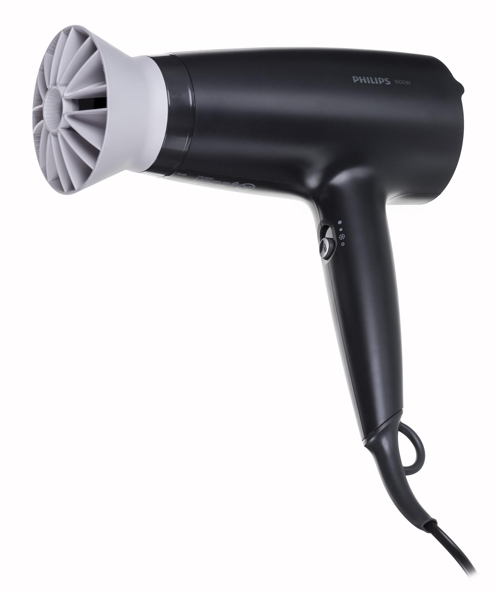 Plaukų džiovintuvas Philips 3000 serija BHD302 / 30, Juodos spalvos ...
