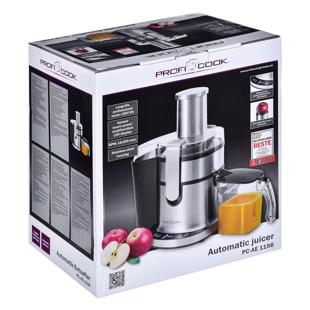 Sulčiaspaudė Profi Cook ProfiCare ProfiCook PC-AE 1156 800 W Juoda ...