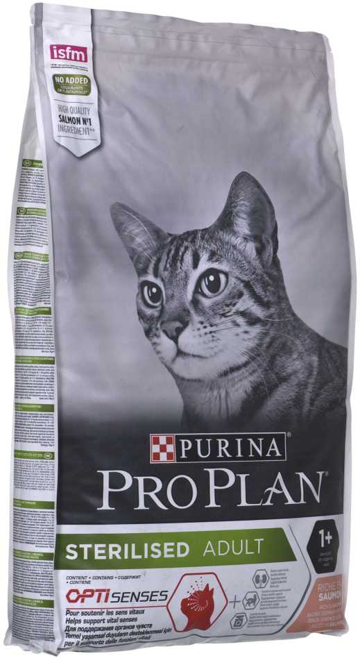 Purina Pro Plan Sterilised Adult 10 kg lašiša- Dry food for cats ...