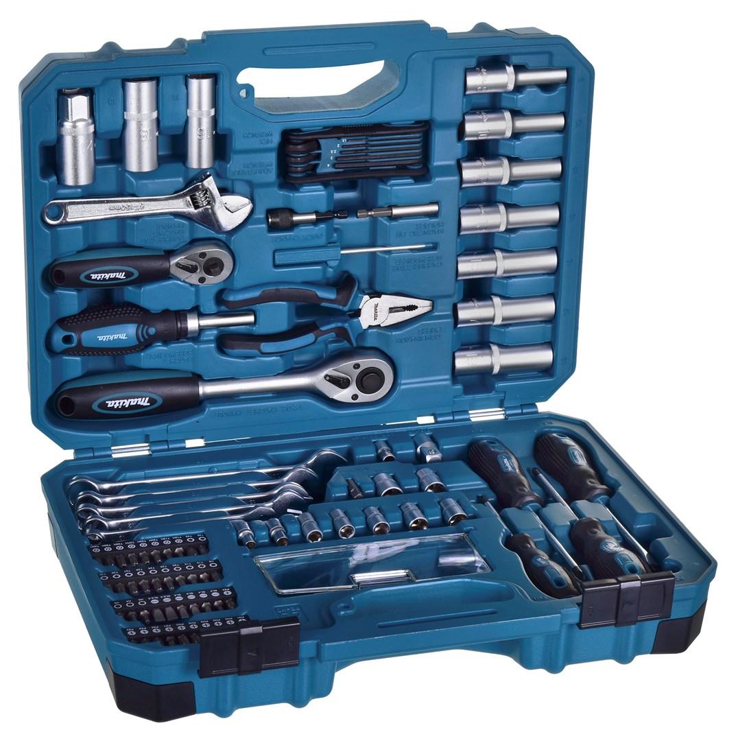 Makita E-08458 rankinių įrankių rinkinys, 87 vnt., modelis - ‎E-08458 ...