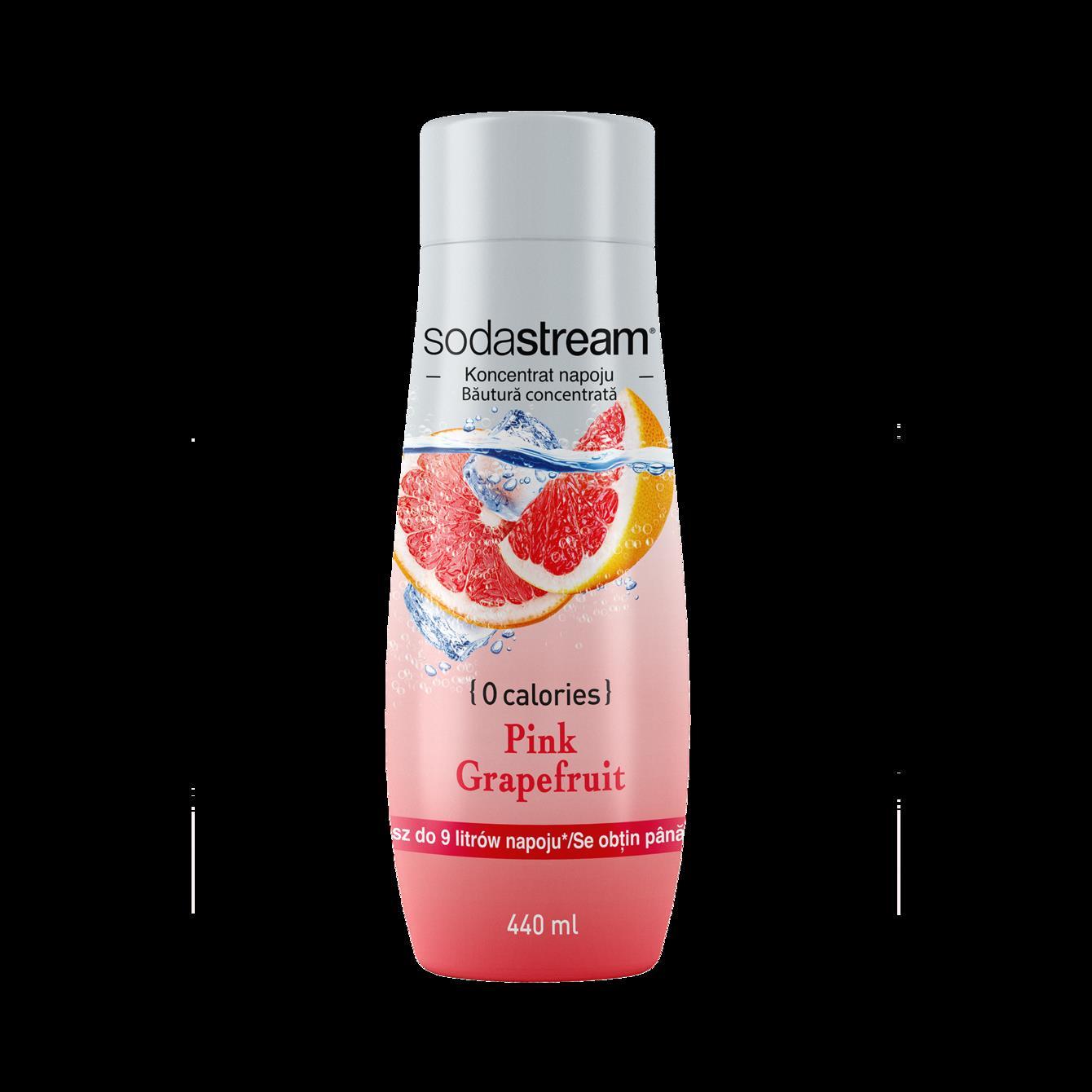 Greipfrutų skonio SodaStream Zero Pink Grapefruit sirupas, 440ml ...