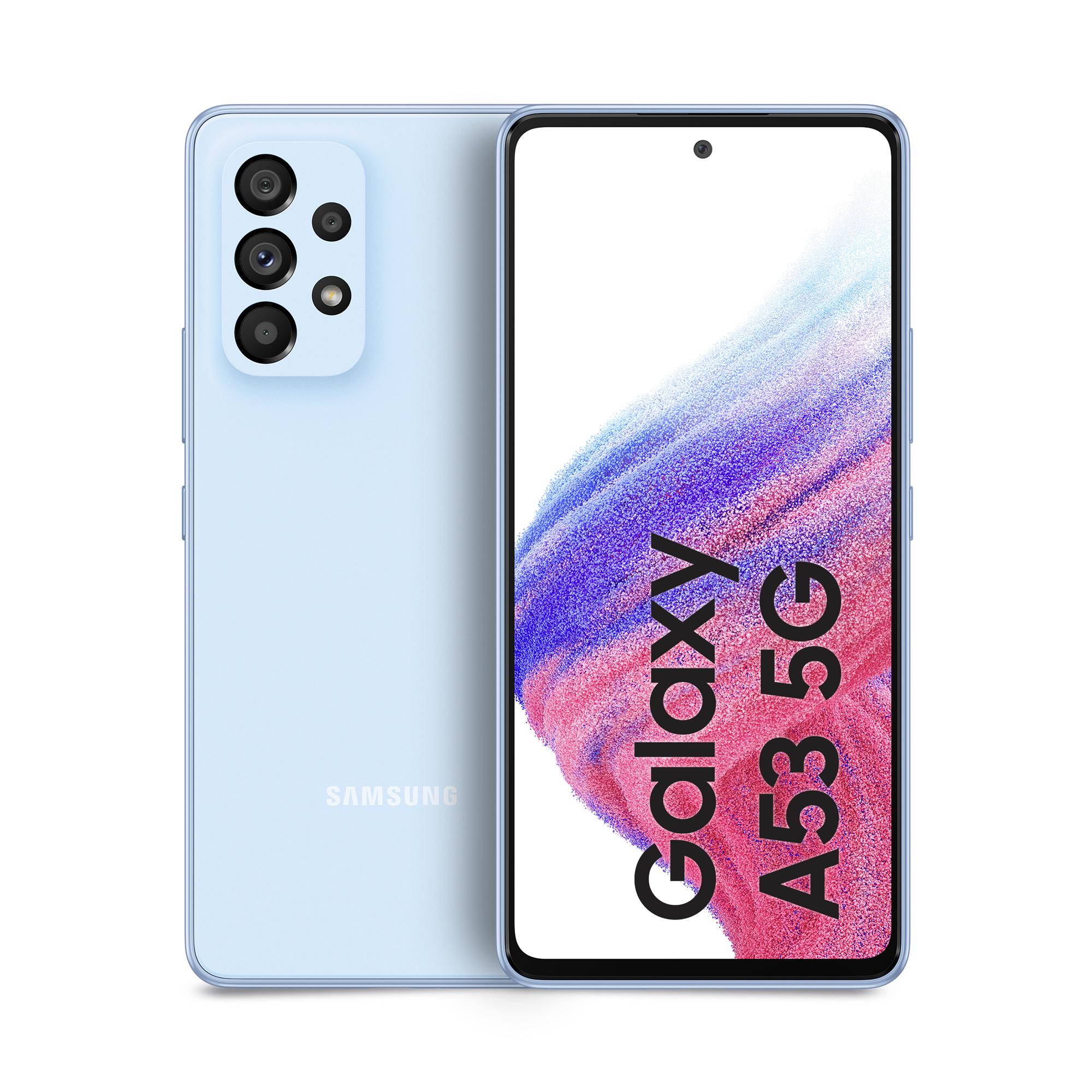 Samsung Tel. A536B Galaxy A53 5G 6 / 128GB DS Mėlyna, modelis - SM ...