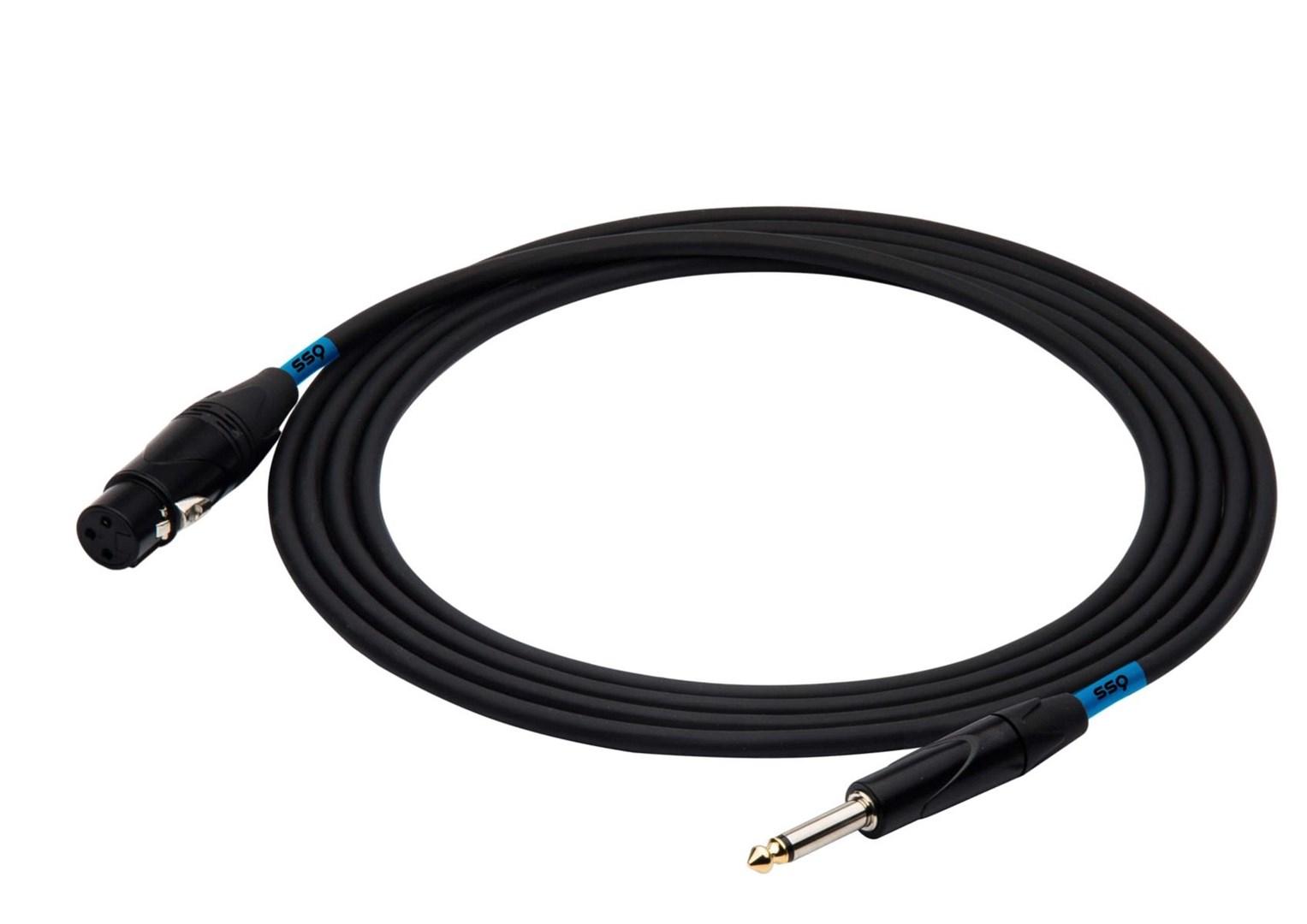SSQ Cable XZJM5 - Jack mono - XLR female cable, 5 metres, žema kaina ...