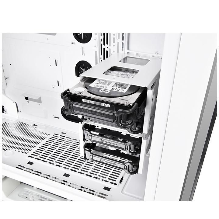 Thermaltake View 71 Tempered Glass Snow Edition Full-Tower Baltas ...