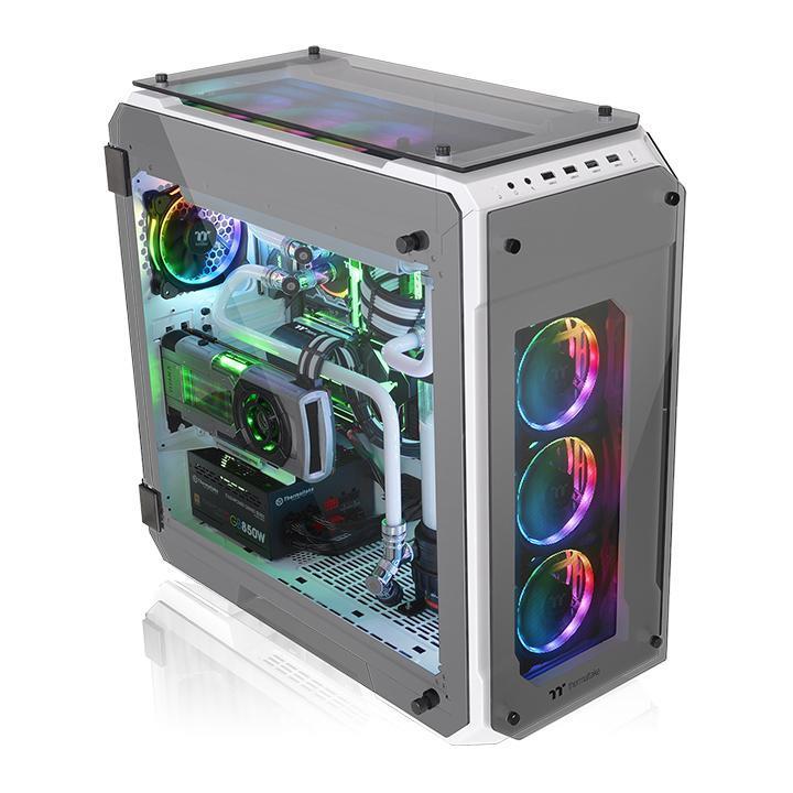 Thermaltake View 71 Tempered Glass Snow Edition Full-Tower Baltas ...