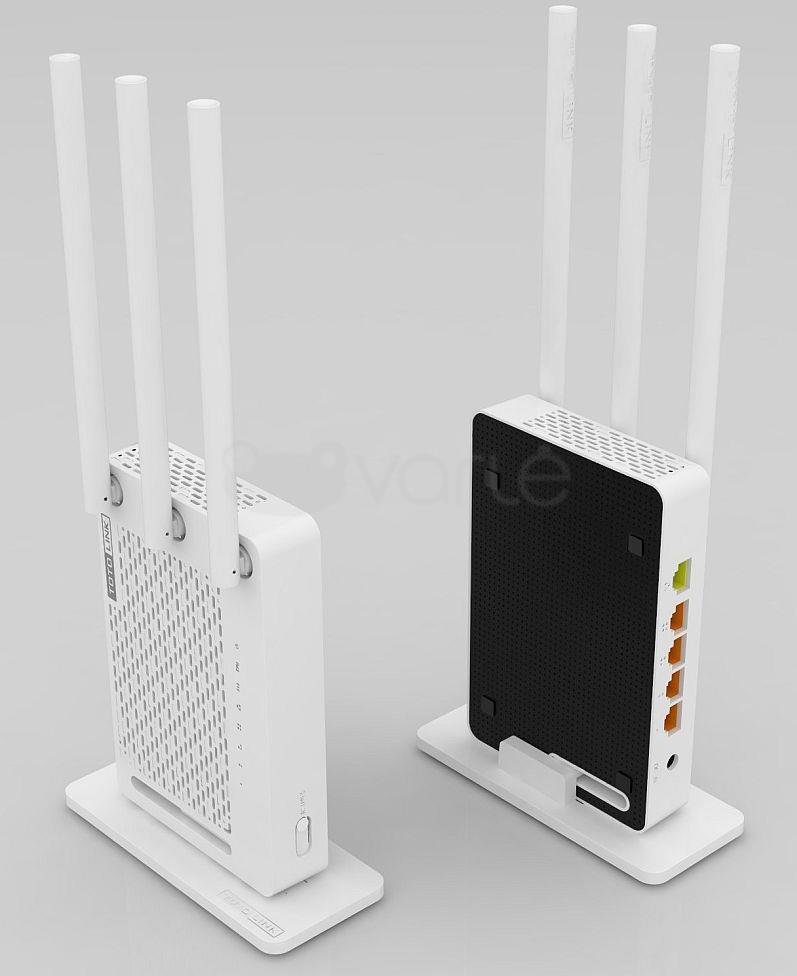 Maršrutizatorius TOTOLINK N302R+ (xDSL (kabelinė jungtis LAN); 2,4 GHz ...