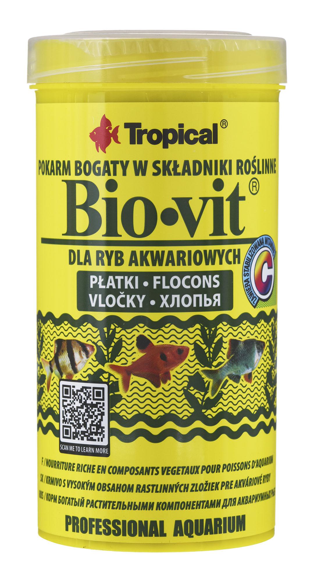 TROPICAL Bio-Vit - food for aquarium fish - 250 ml / 50 g, žema kaina ...