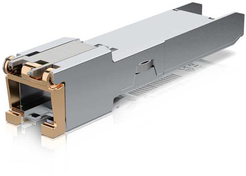 Ubiquiti | RJ45 į SFP / SFP+ modulį | UACC-CM-RJ45-1G | 10 / 100 Mbps ...