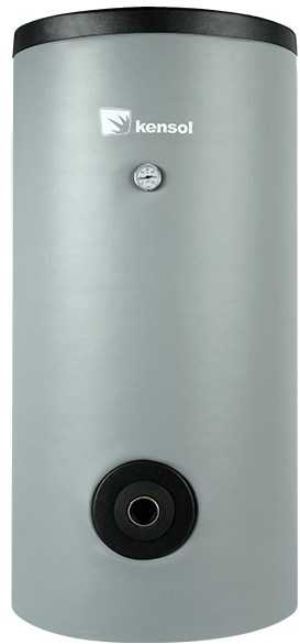 Vertical water heater with coil MAXI KENSOL 4.5 m2, 400L, modelis ...