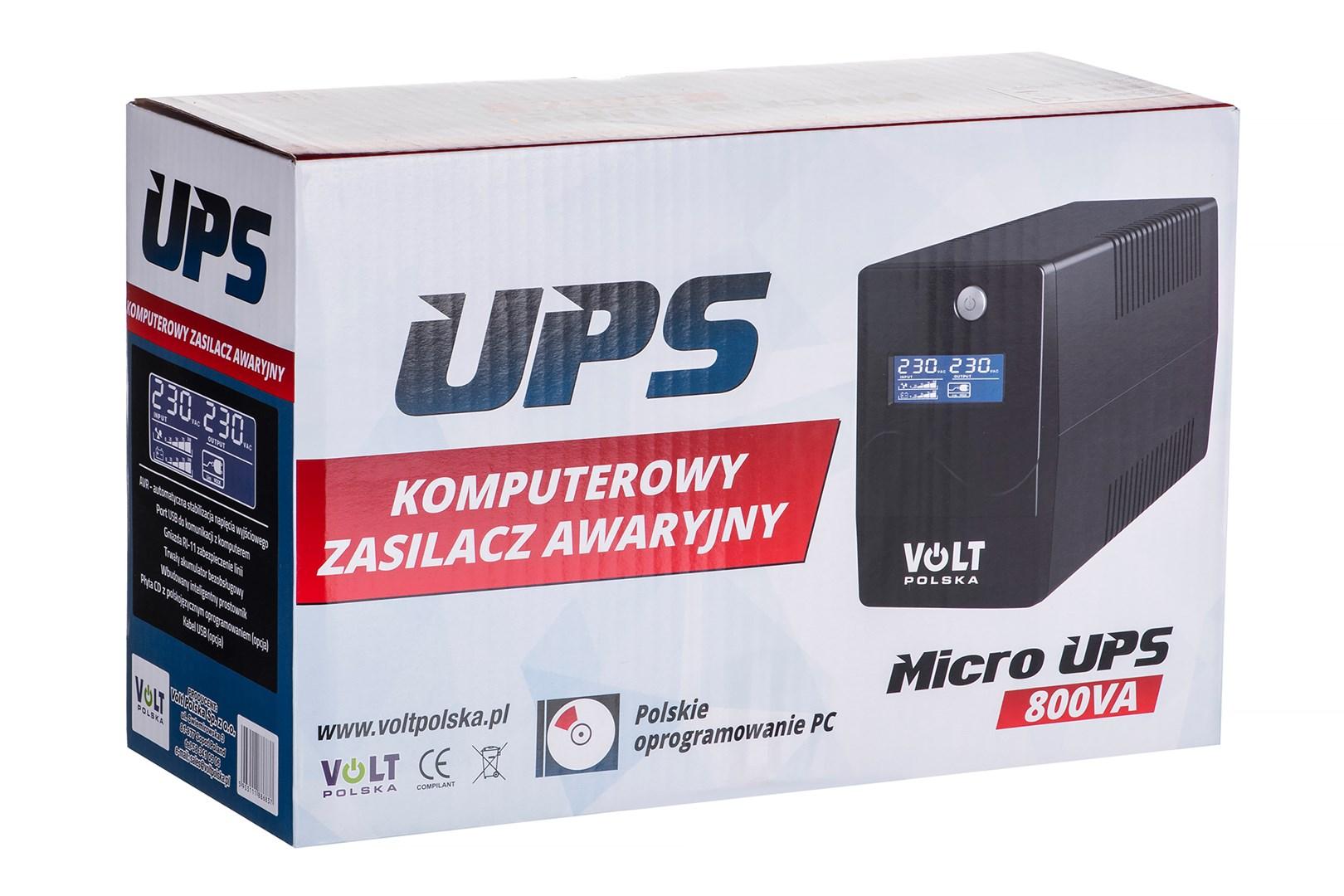 UPS Volt Micro 800VA (5UP0800090), modelis - 5UP0800090, žema kaina ...