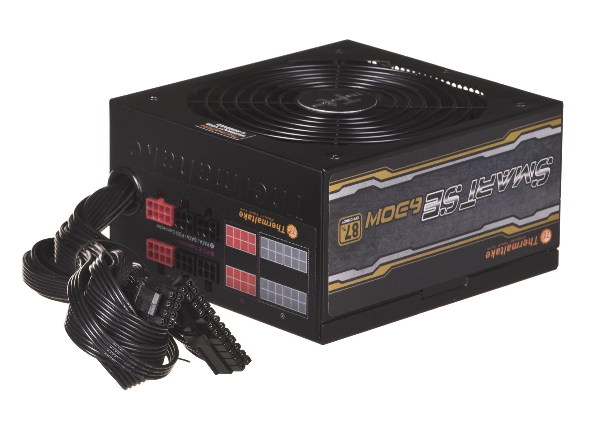 PSU Thermaltake Smart SE 630W Modular (Spr. 80+ Bronze, 2xPEG, 140mm ...
