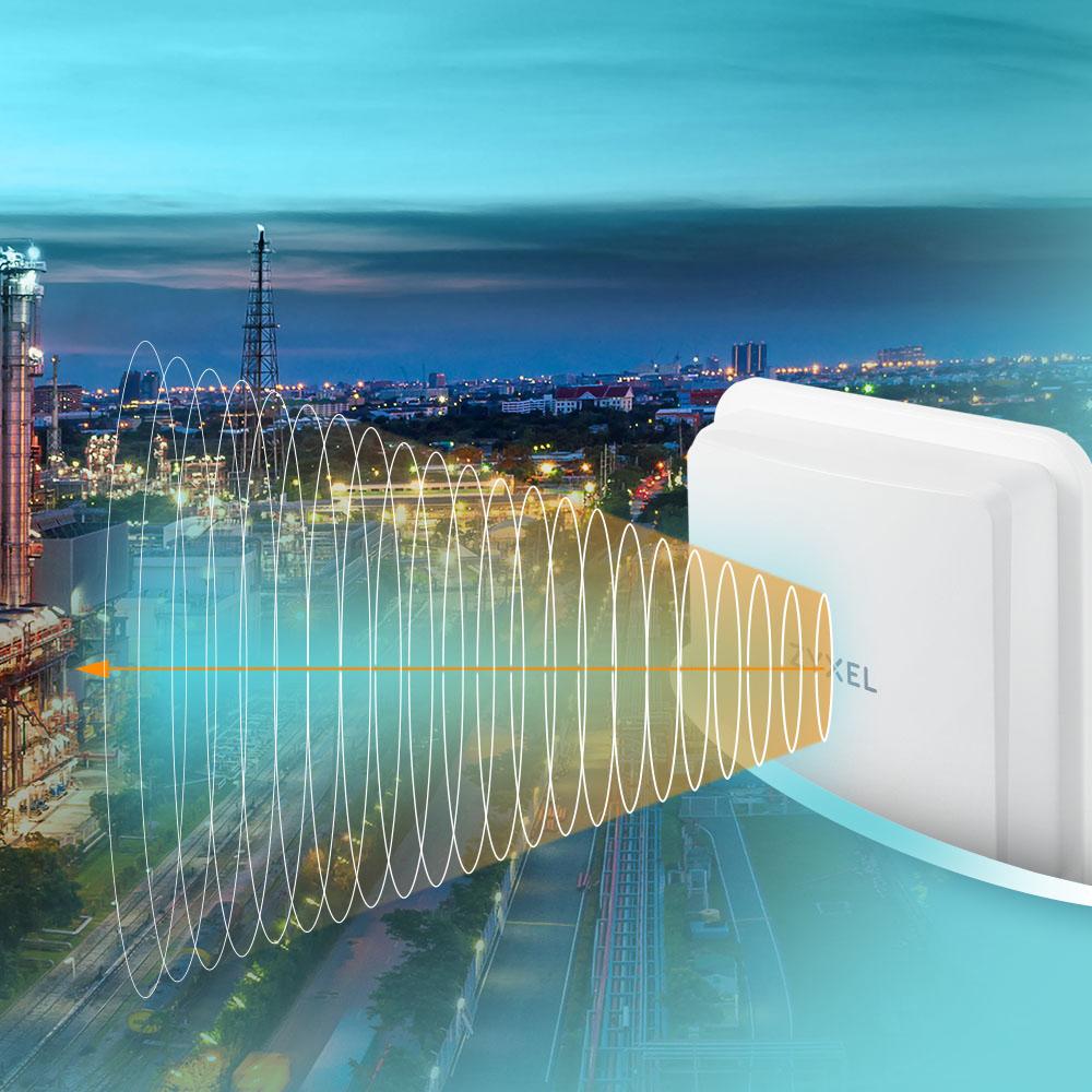 Šakotuvas ZYXEL 5G OUTDOOR IP68, 4G & 5G SUPPORT N1 / N3 / N5 / N7 / N8 ...