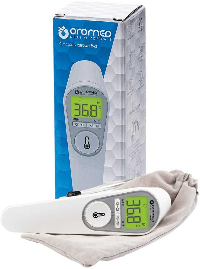 Bekontaktis termometras Oromed Oro-Baby Color, modelis - TER_ORO-Baby ...