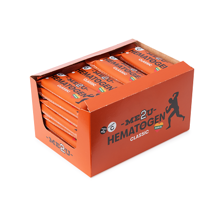 Hematogenai ME2U Hematogen Bar Classic dėžutė, 32 x 50 g, žema kaina ...